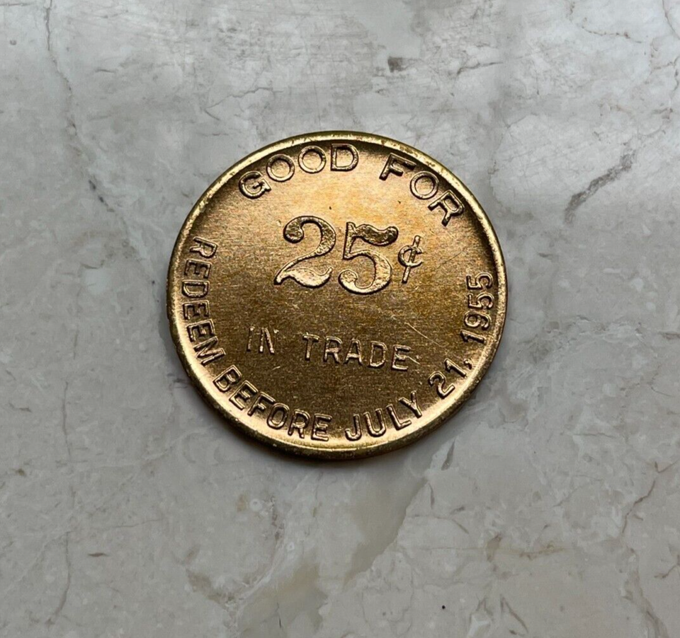 1955 Mason County Centennial Pere Marquette Pageant Token bg | eBay