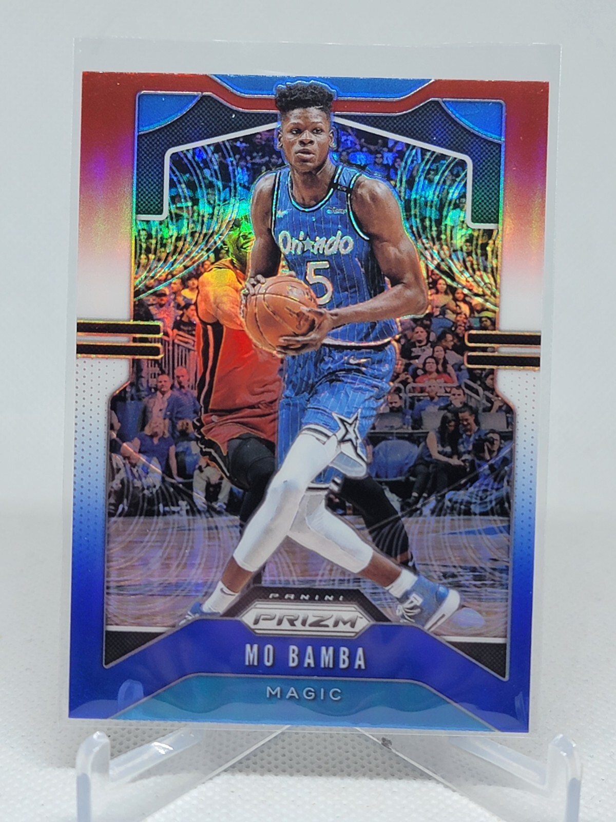 2019-20 Panini Prizm Prizms Red White and Blue #191 Mo Bamba D3D | eBay