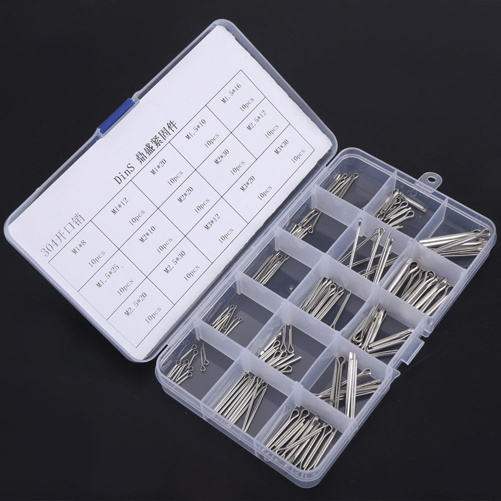 Assorted Metric A2 Stainles Steel Split Pins Split Cotter Pins Kit of ...