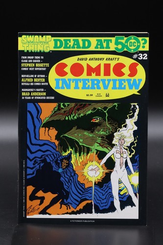 Comics Interview (1983) #32 Swamp Thing Stephen Bissette Art Alfred ...