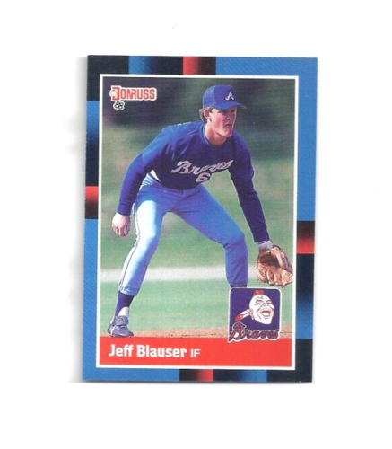 MLB 1988 Donruss JEFF BLAUSER #513 Rookie Card Atlanta Braves | eBay