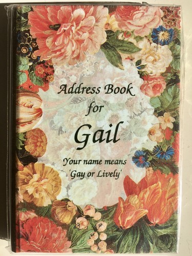 Gail Name Meaning Pocket Sized Address Book NEW | eBay UK