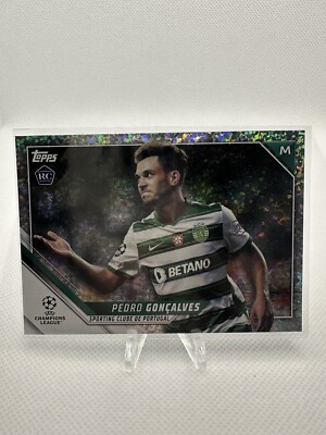 2021-22 Chrome UCL Silver Mini-Diamond Refractor Pedro Goncalves Rookie ...