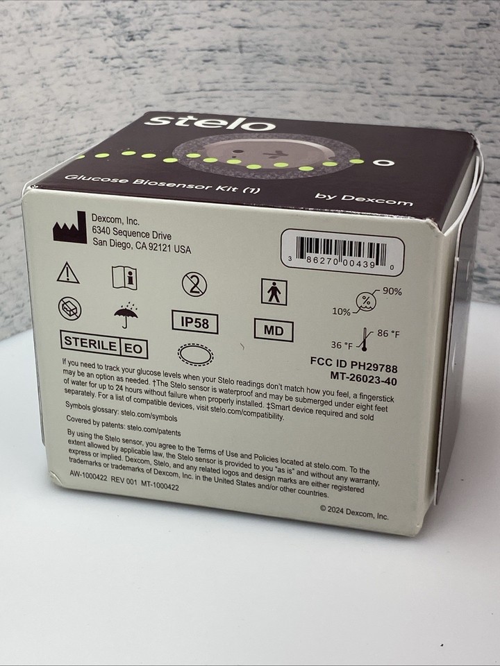 Stelo Glucose Biosensor Kit - 1 Kit. By Dexcom. Exp. 07/31/2026 | eBay