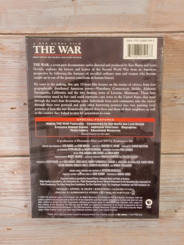Ken Burns - The War ( DVD, 2007, 6-Disc Set ) Brand New & Sealed USA | eBay