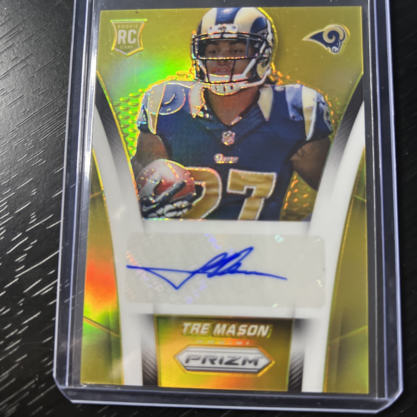 Tre Mason 2014 Panini PRIZM - GOLD Refractor RC Auto #'d 3/10 - ST ...