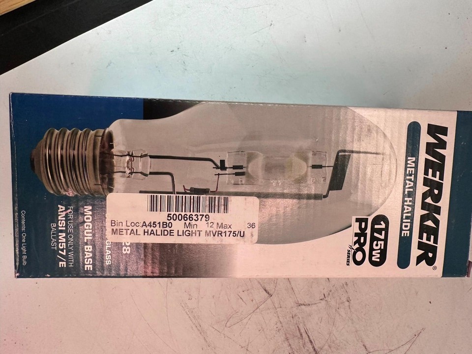 WERKER 175W ED28 METAL HALIDE LAMPS | eBay