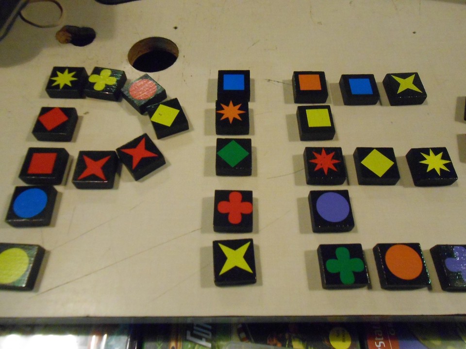 Qwirkle/Quirkle Game Replacement Tile/Piece/Block (1 Tile) Any Color ...