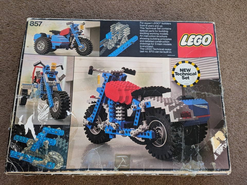Lego Set 857 Motorbike And Sidecar Vintage Complete | eBay UK