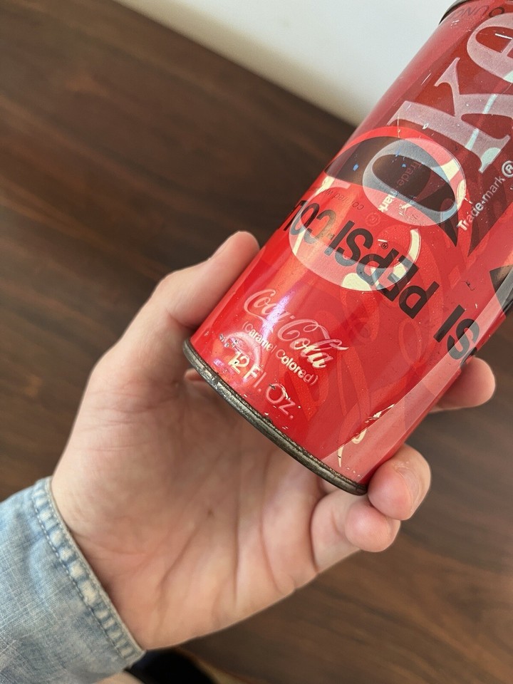 Vintage Coke Pepsi Misprint Can Sealed 1970s Coca Cola Error Alaska End ...