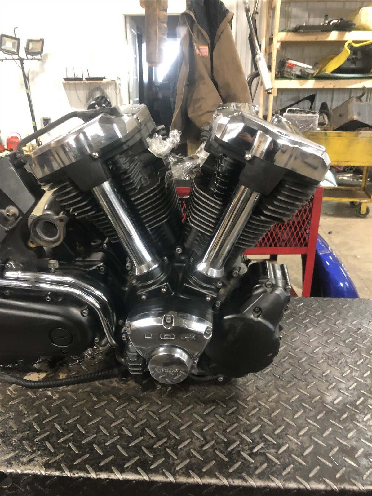 02 Yamaha XV1700 XV 1700 PC Road Star Warrior Engine Motor | eBay Australia