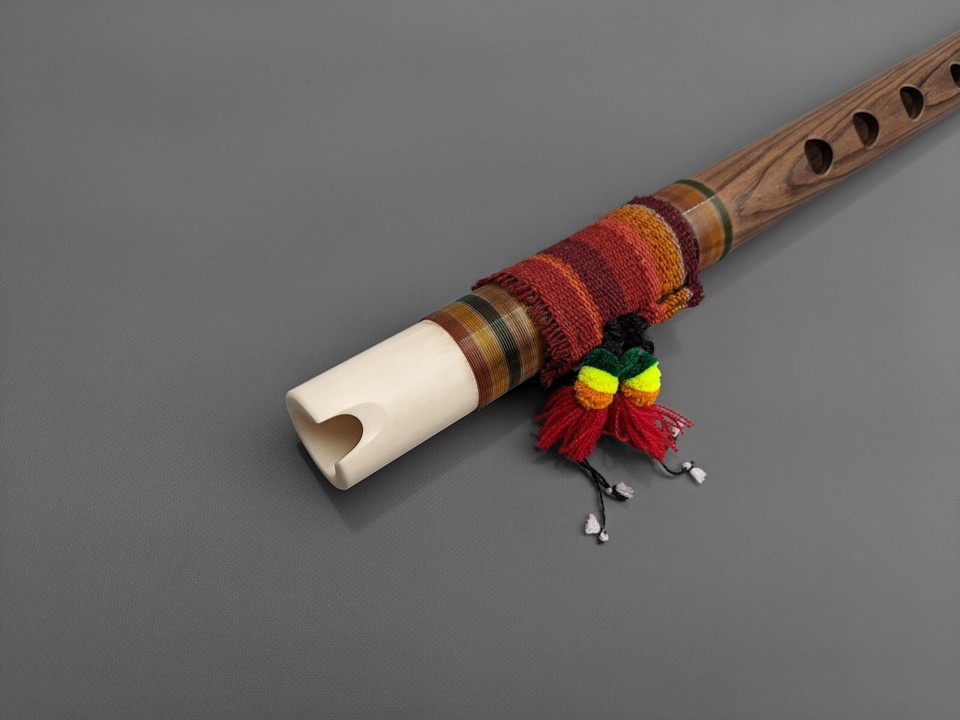 Professional Bone Mouthpiece Jacaranda Quena Inca Andes Bolivian Peru ...