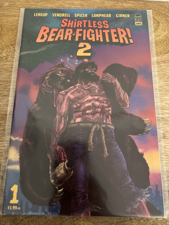 Shirtless Bear -Fighter 2 Comic Book Issue # 1 Image Comics (New) | eBay