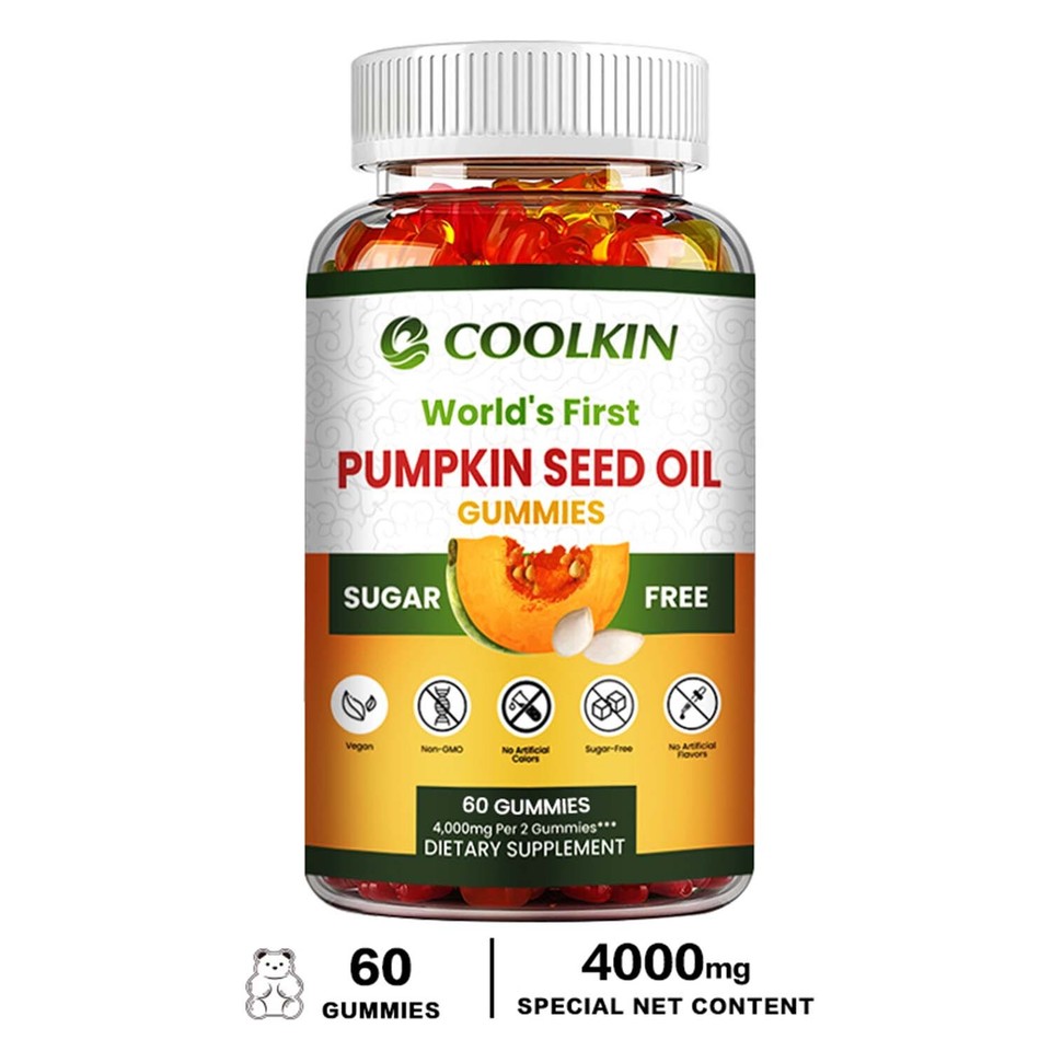 Pumpkin Seed Oil 4000mg - Support Prostate & Urinary Health, Skin, Hair ...