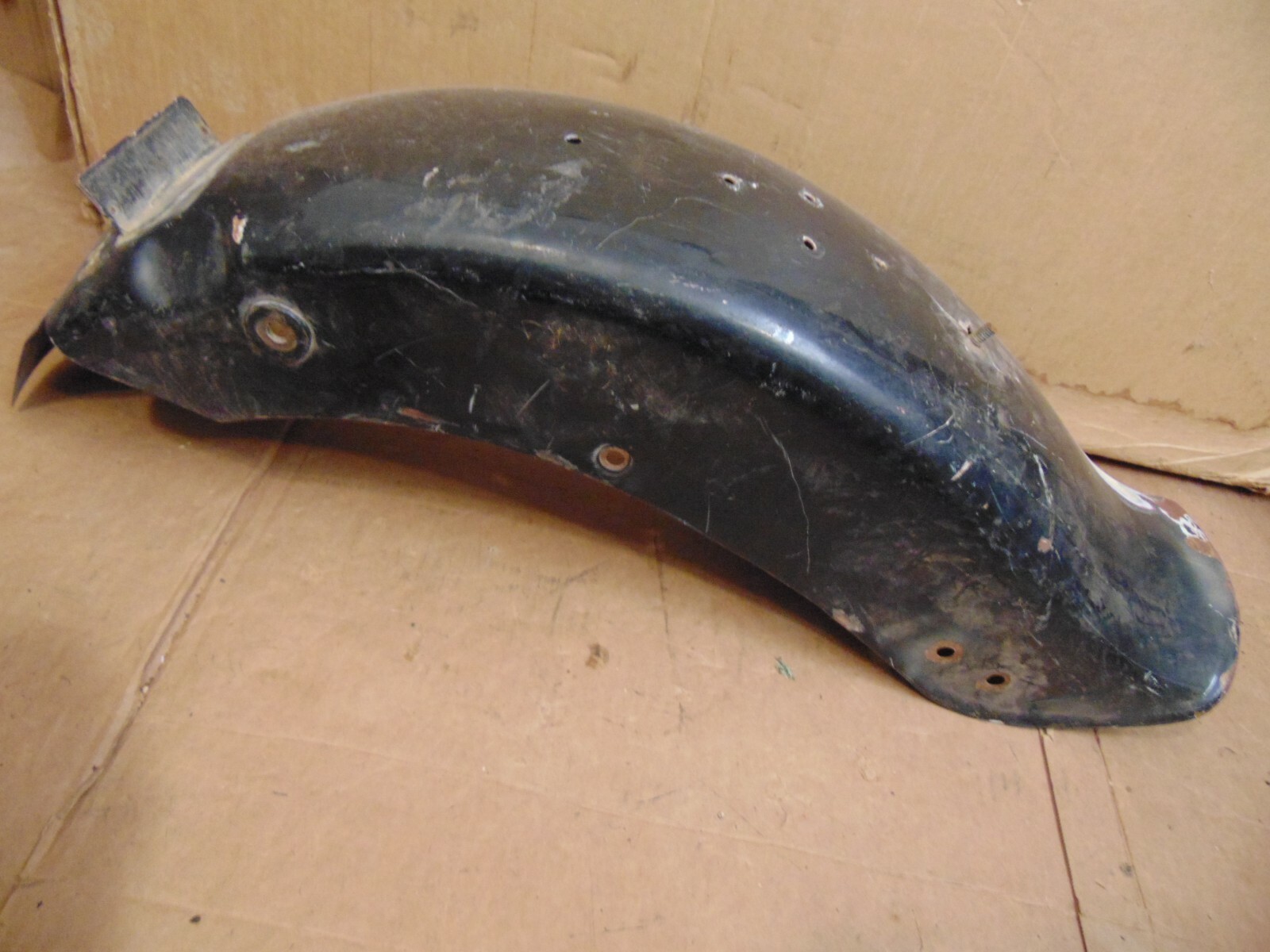 VINTAGE HARLEY DAVIDSON REAR FENDER PANHEAD SHOVELHEAD FLH RAT ROD L@@K ...