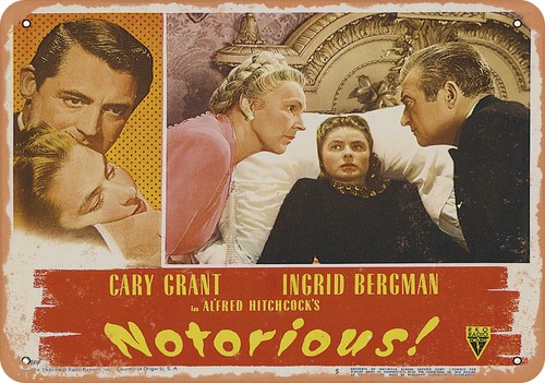 METAL SIGN - Notorious (1946) 8 - Vintage Look | eBay