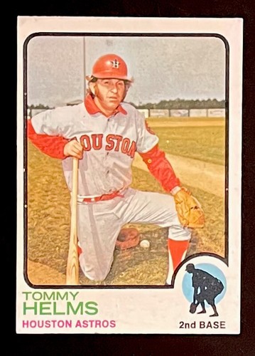 Tommy Helms 1973 Topps Vintage Baseball Card #495 Houston Astros Nice 👍 ...