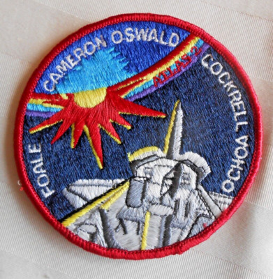 NASA Space Shuttle ATLAS 2-Foale Cameron Oswald Cockrell Ochoa 4" Patch ...