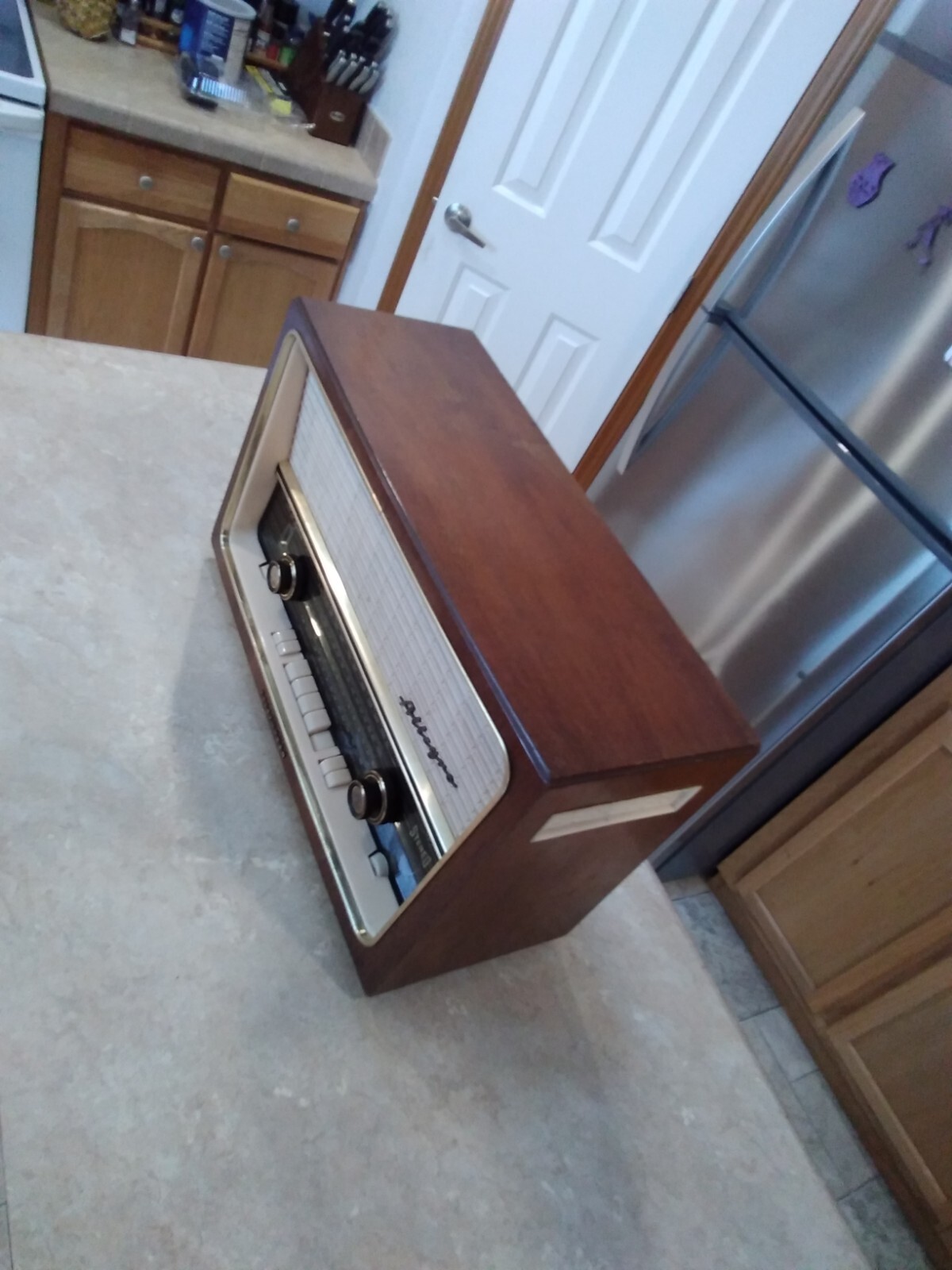 TELEFUNKEN Allegro SUPERHETERODYNE Tube Radio. 5083 w Stereo VINTAGE ...