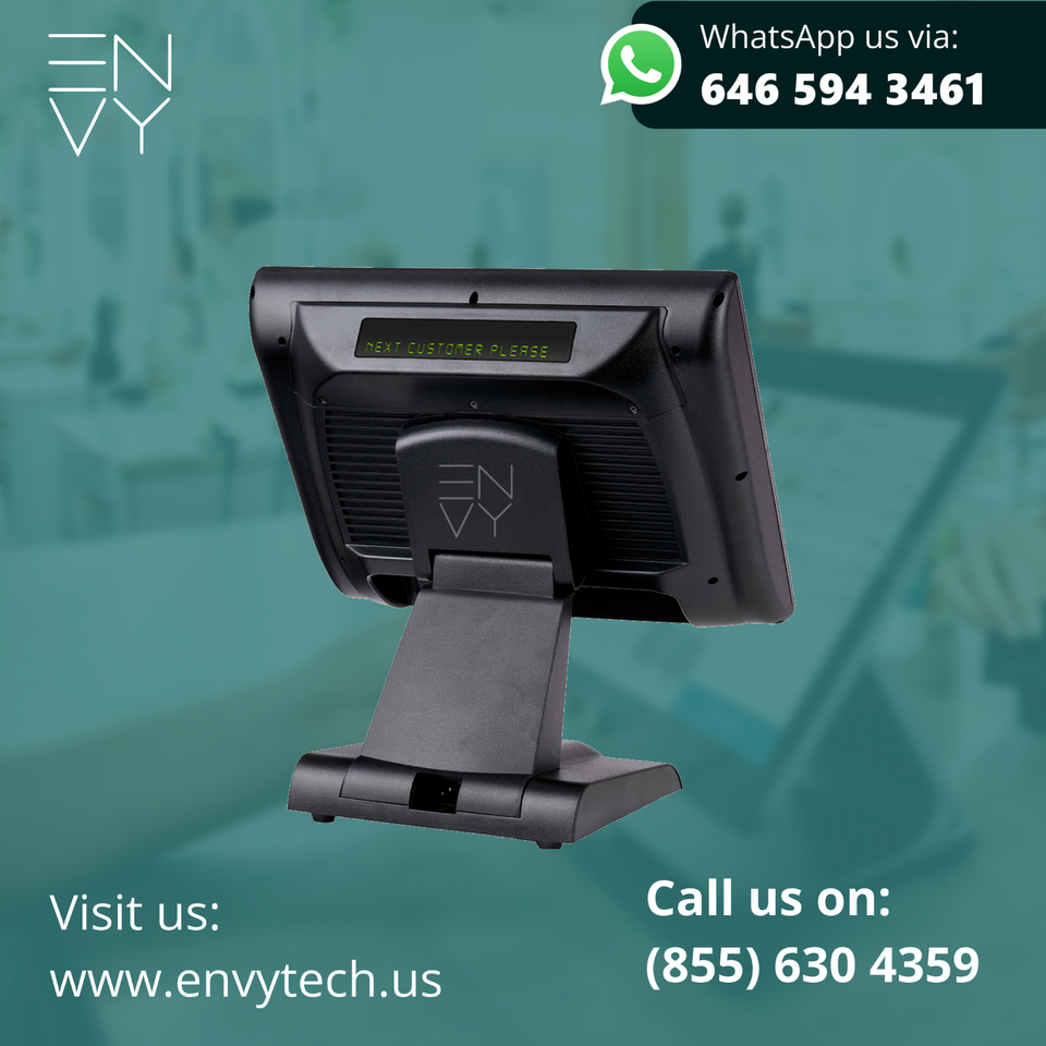 15" Touchscreen POS Cash Register Till System For Barber Shops | eBay