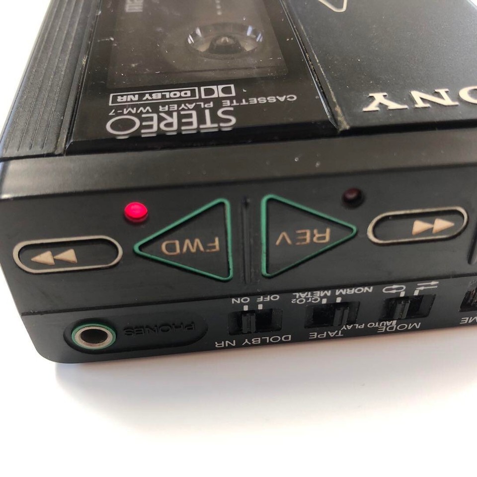 Sony Walkman Wm-7 Portable Music Player Vintage Design High-Quality ...