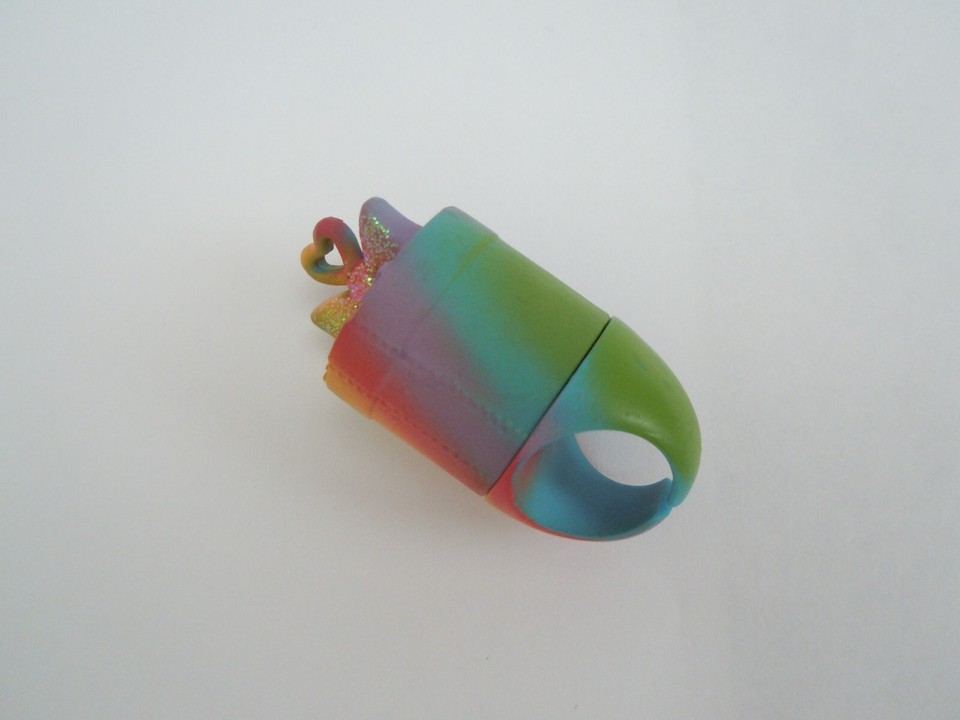 Littlest Pet Shop LPS Teeniest Tiniest RING Rainbow Bear glitter bow | eBay