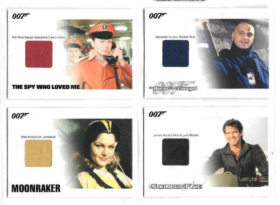 James Bond : Mission Logs Autograph & Relic Card Selection NM ...