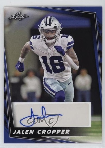2024 Leaf Auto Blue Jalen Cropper #BA-JC1 Auto | eBay