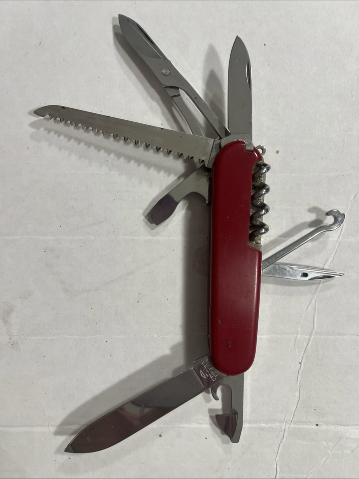 Victorinox Huntsman Swiss Army Knife – 15 Function 91mm Multi-Tool | eBay