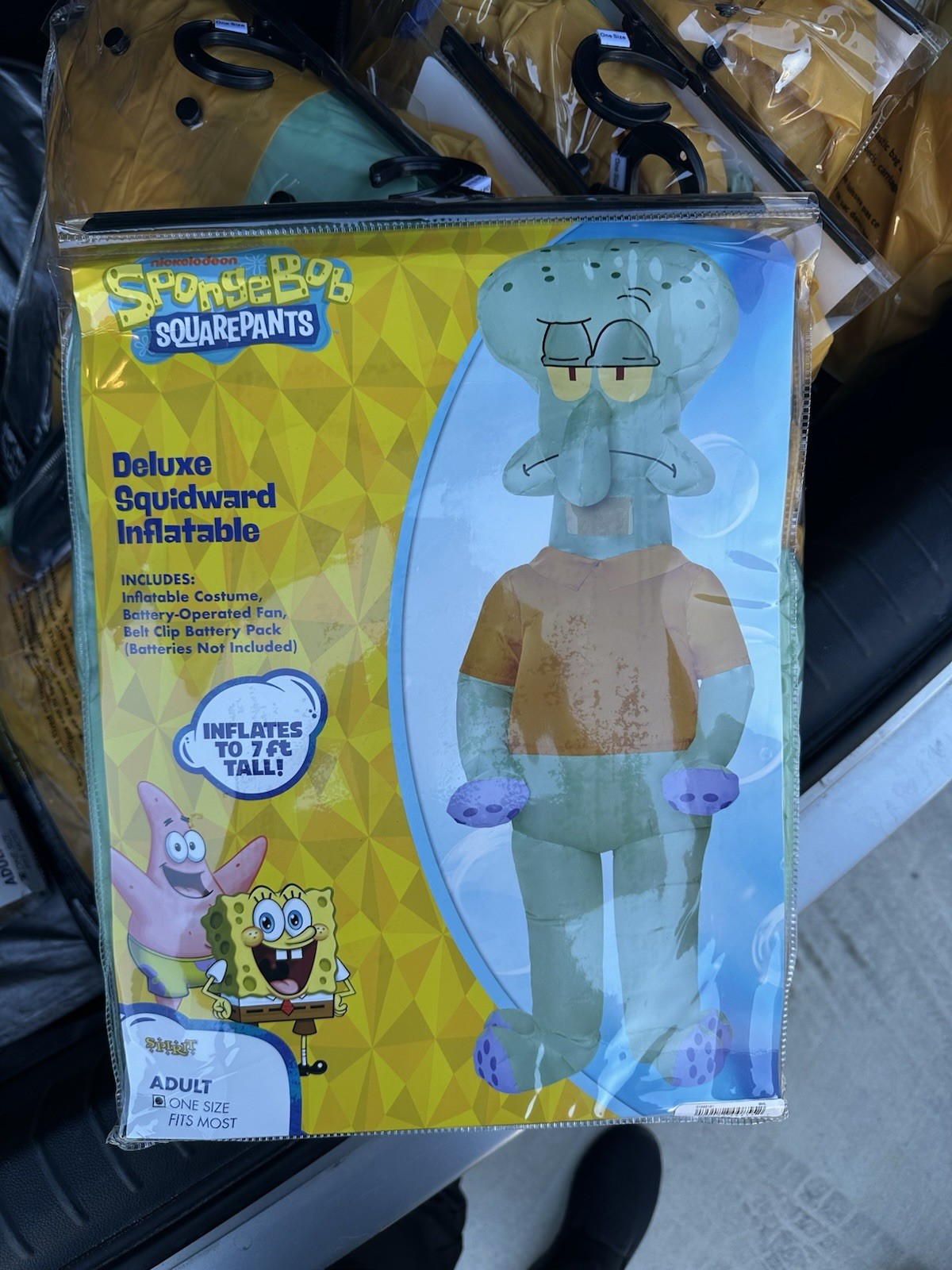 Squidward Inflatable Costume - SpongeBob Spirit Halloween Adult O/S NEW | eBay