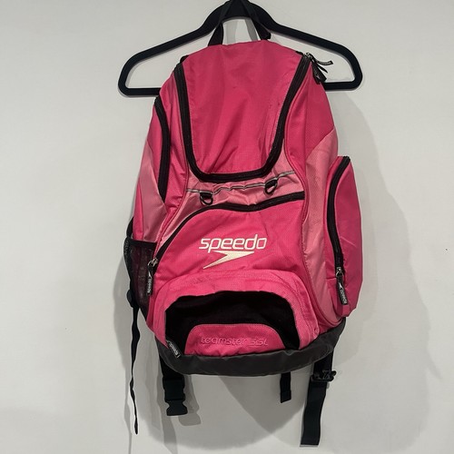SPEEDO TEAMSTER Swim Backpack Swimming Bag Pink Travel Bag Wet Bag | eBay