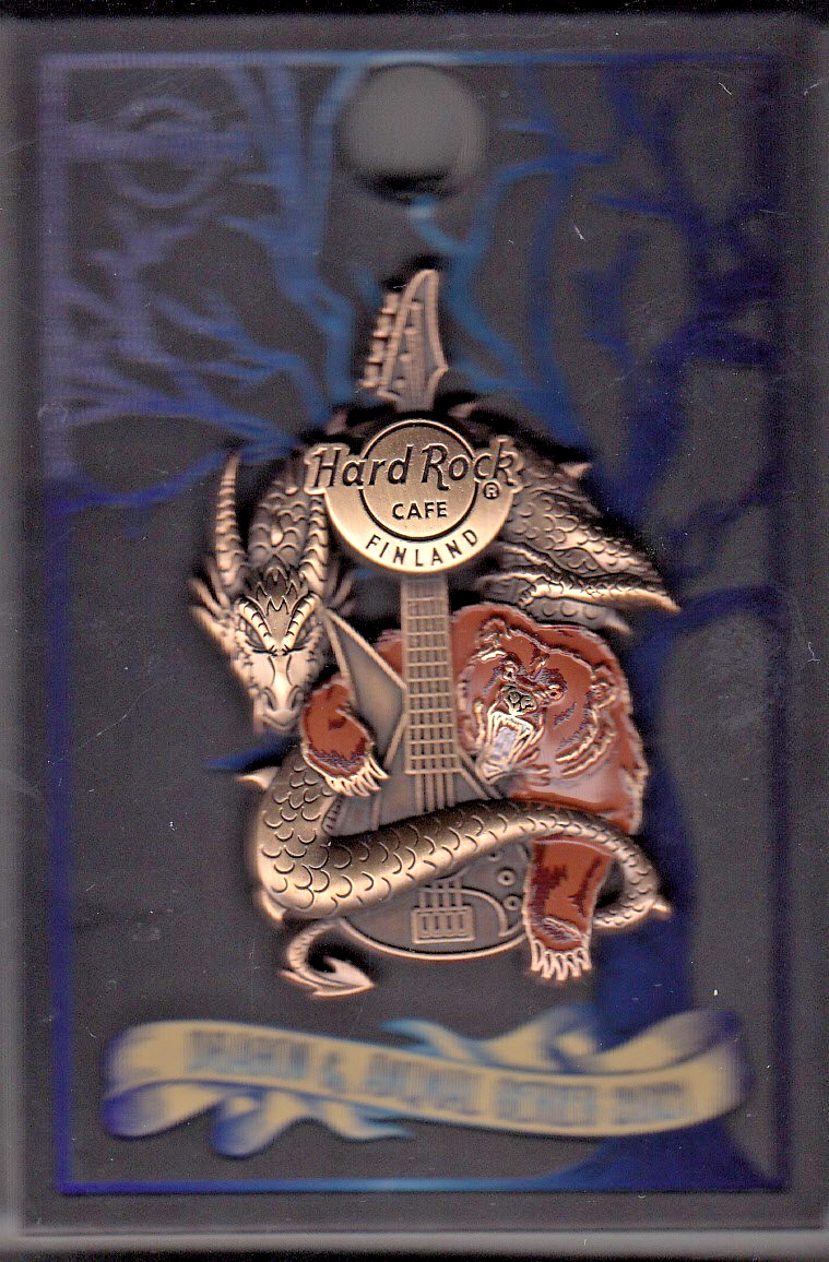 Hard Rock Cafe Pin: Online 2021 Finland Dragon & Animal Series le25 | eBay