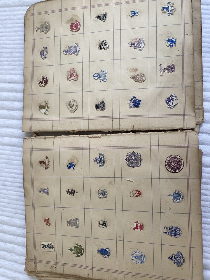 Army Crests, monograms pages, Over 800 Regimental/Ships Embossed ...