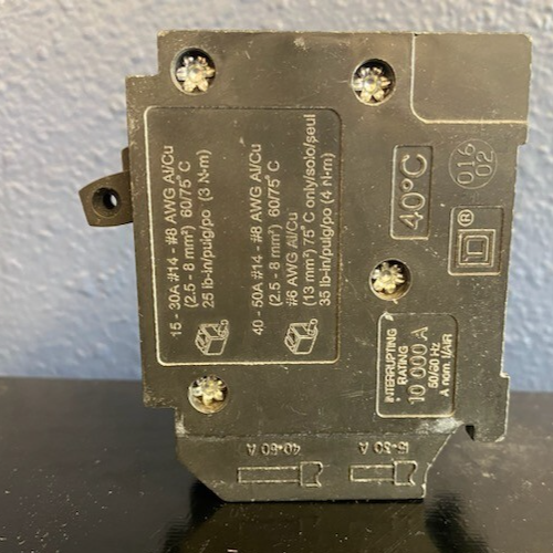Square D Homeline HOMT1515 Tandem 15 Amp Single-Pole Circuit Breaker | eBay