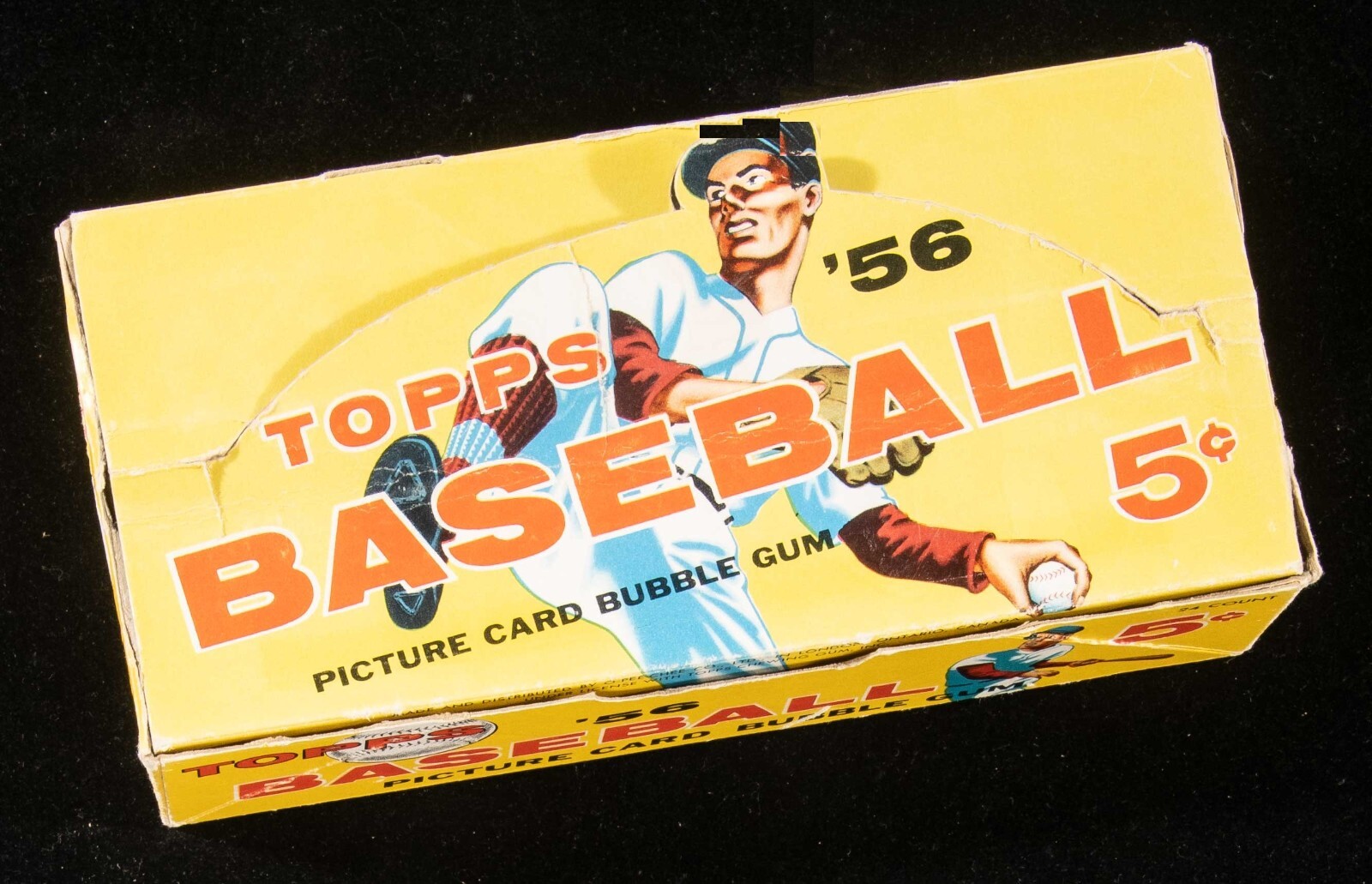 1956 Topps Baseball Card Display Box 5 Cents TOUGH! | eBay