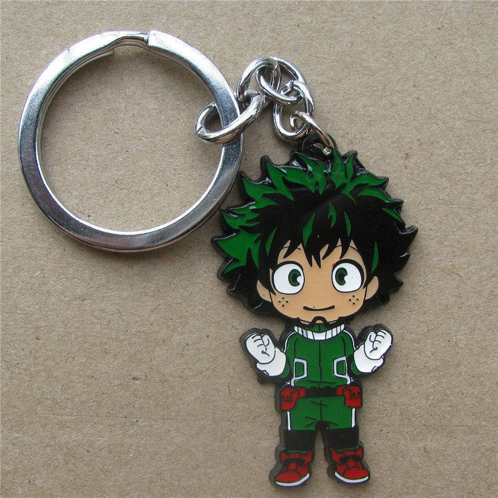 Boku no hero academia Key Chain Necklace Pendant Cartoon Otaku Keyring ...