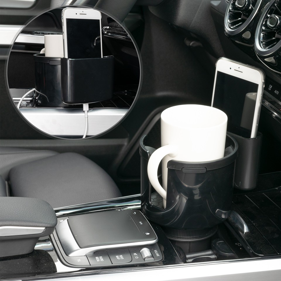 2 In1 Expander Car Cup Holder Adapter Expander for Large Bottles Mugs ...