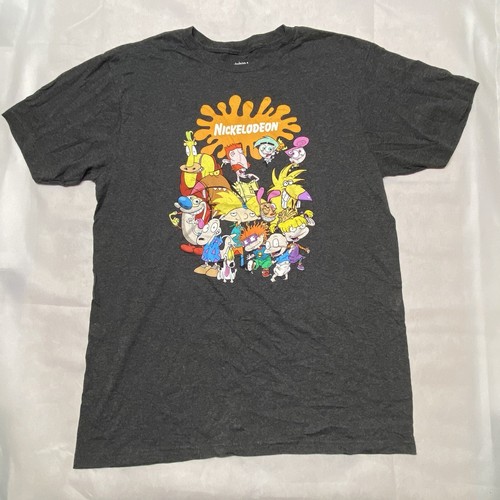 Nickelodeon Characters Rugrats Hey Arnold! Graphic T … - Gem