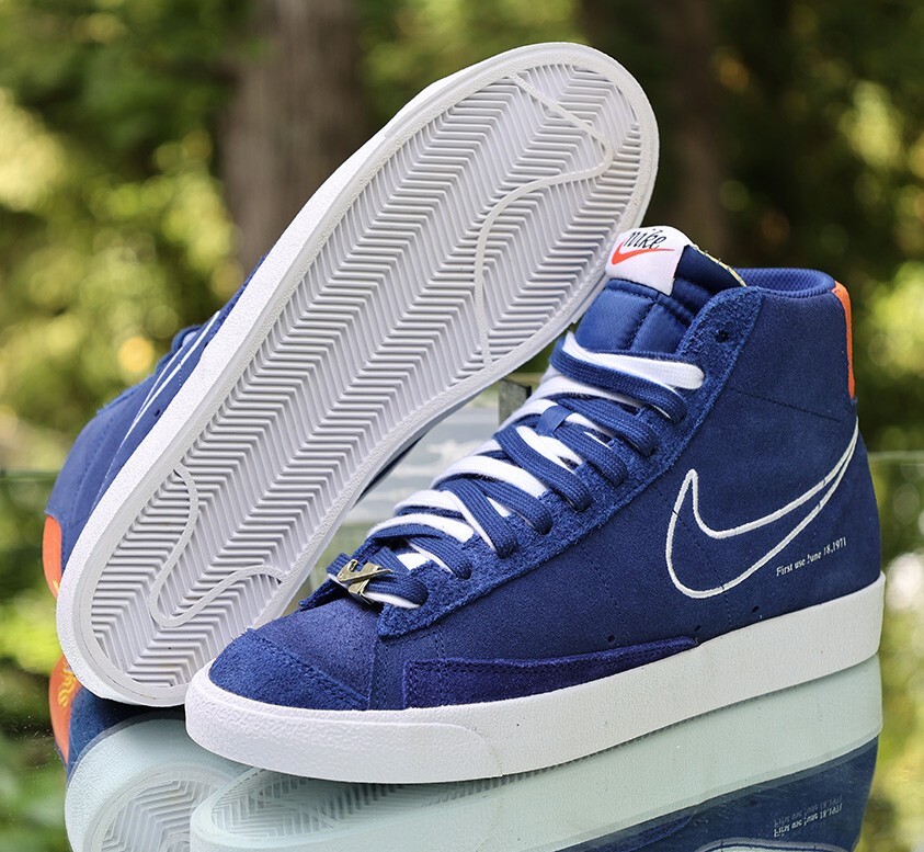 Nike Blazer Mid 77 First Use Deep Royal Blue Mens Size 10 Custom DC3433 ...
