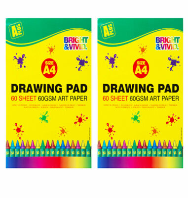 2 X A4 Drawing Pad Kids Art & Craft 60gsm 120 Pages | eBay
