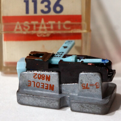 NOS ASTATIC 1135 Cartridge Needle Stylus Tested TETRAD 2 VM 43099 ...