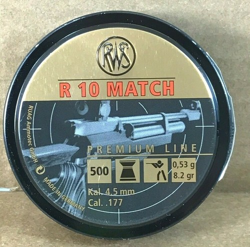 RWS R10 MATCH PREMIUM LINE .177 PELLETS (500 ct) | eBay