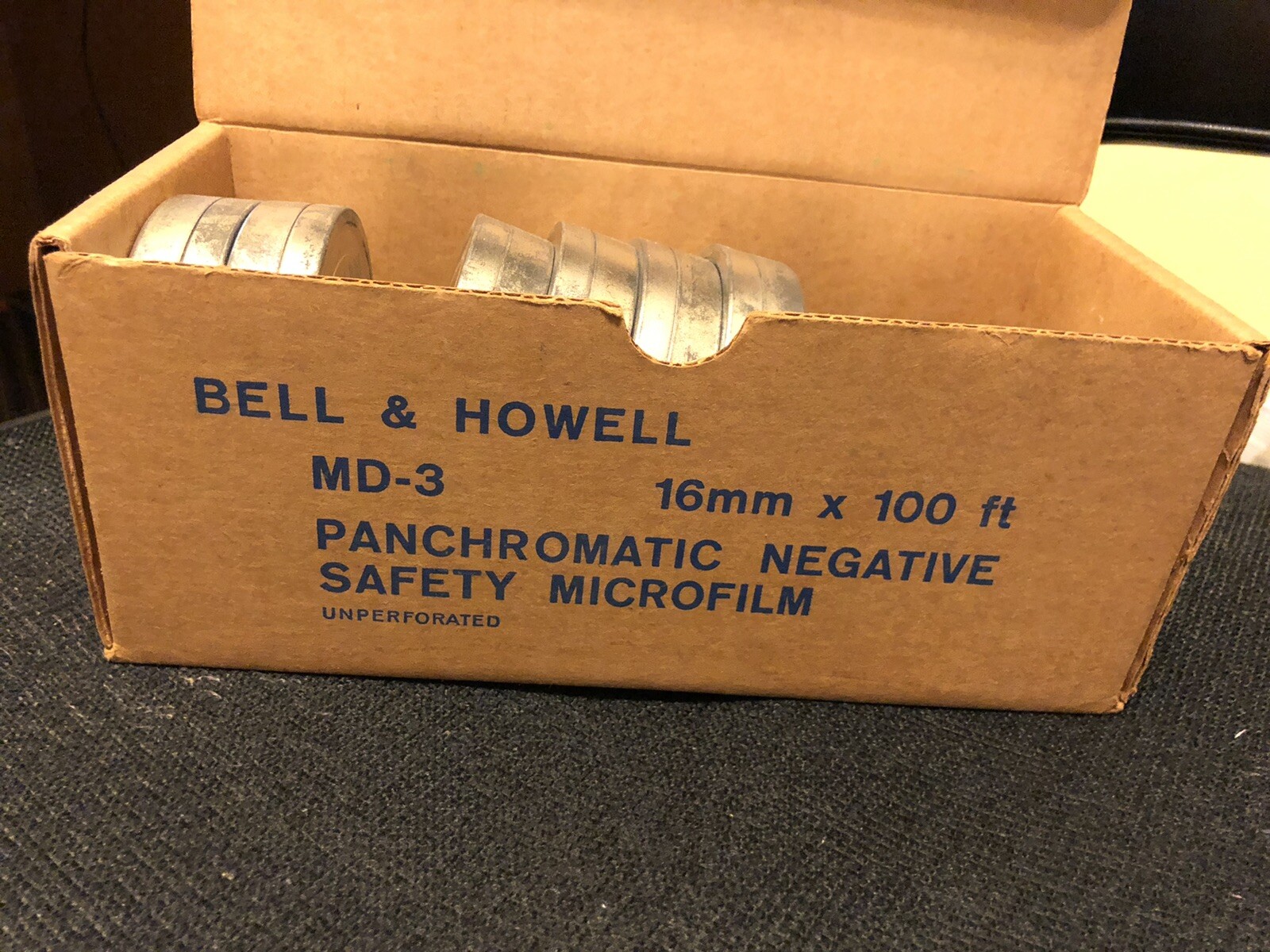 Empty Cannisters Microfilm Storage Tins Crafts in original box dated ...