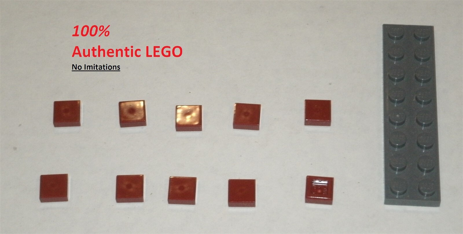 LEGO NEW 1x1 Dark Red Tile (10x) 4550169 Brick 3070 | eBay