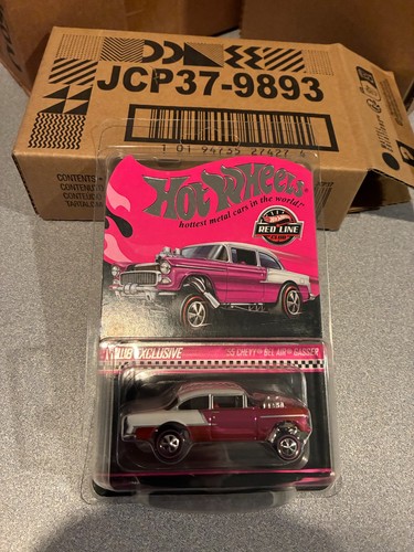 Hot Wheels Redline Club '55 Chevy Bel Air Diecast Car | eBay UK