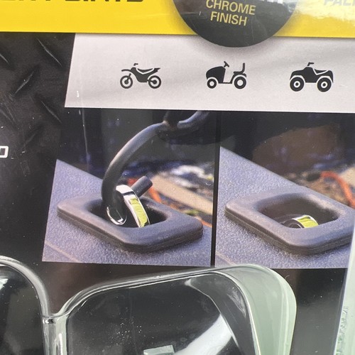 Smart Straps Pop Up Anchor Points Light Duty Chrome, 2pk Retractable | eBay