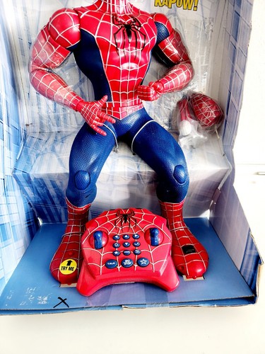 New Spider-Man 3 Remote Controlled Action Command Figure Thinkway Toys ...
