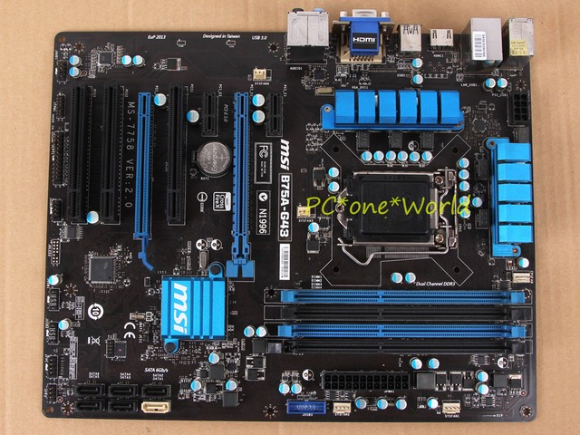 MSI B75a-g43 LGA 1155 Intel B75 Motherboard for sale online | eBay