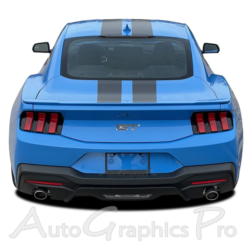 2024 2025 Ford Mustang GT Racing Stripes PREMIUM GT RALLY Graphics Hood ...