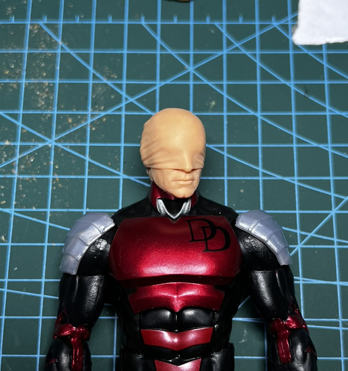 1/12 Unpainted Daredevil Blind Lawyer Head Sculpt Fit for 6'' ML Action ...